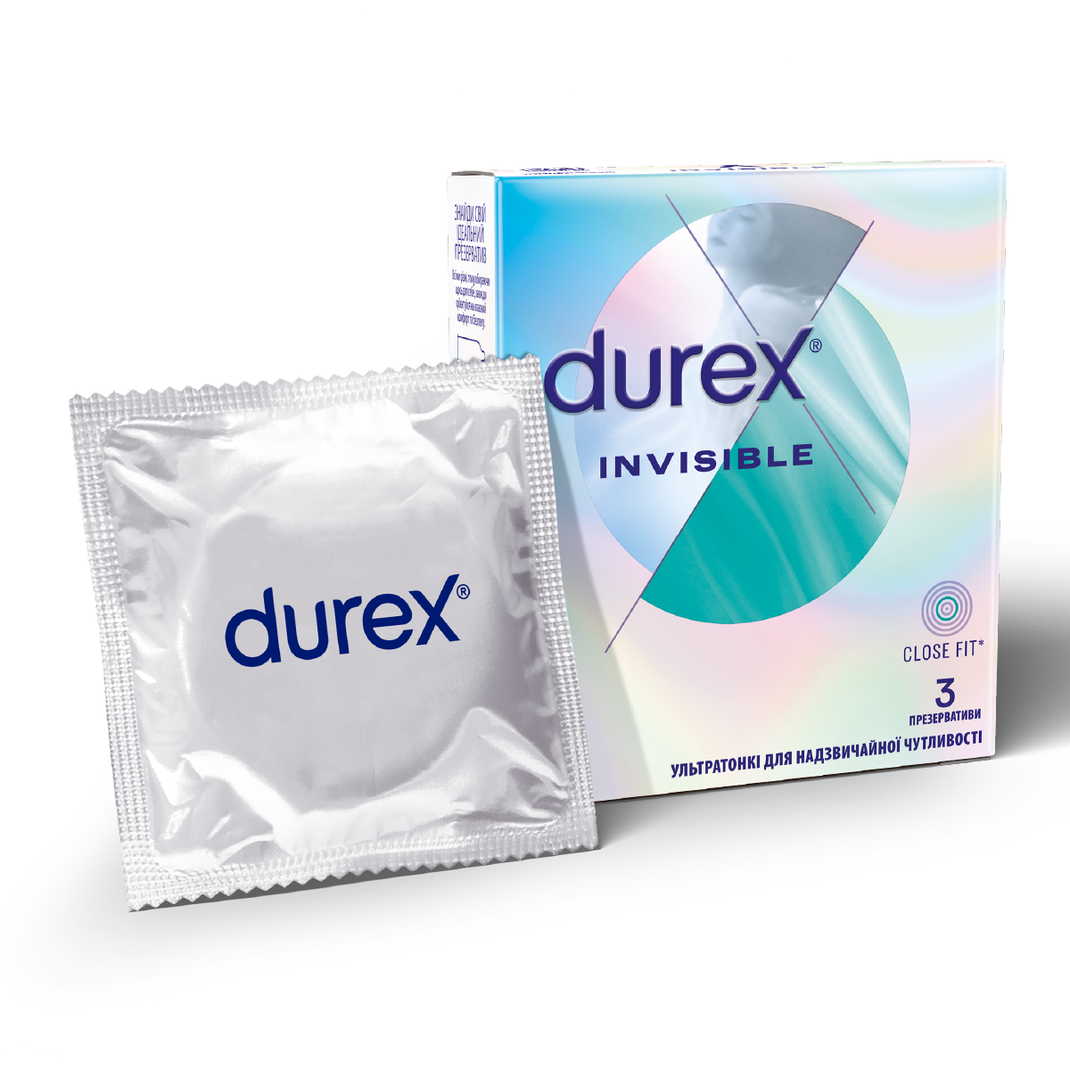 Презервативи Durex® Invisible - тонкі та облягаючі для надзвичайних ...